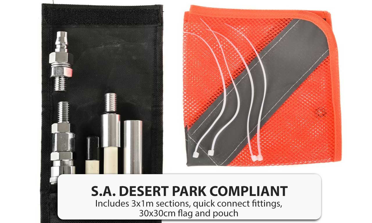 3M Sand Safety Flag 4WD Towing Offroad Vehicle 4x4 Simpson Desert ...