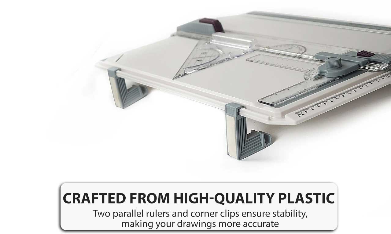 A3 Drawing Board Portable Drafting Kit Head Tilters Set Square Table ...