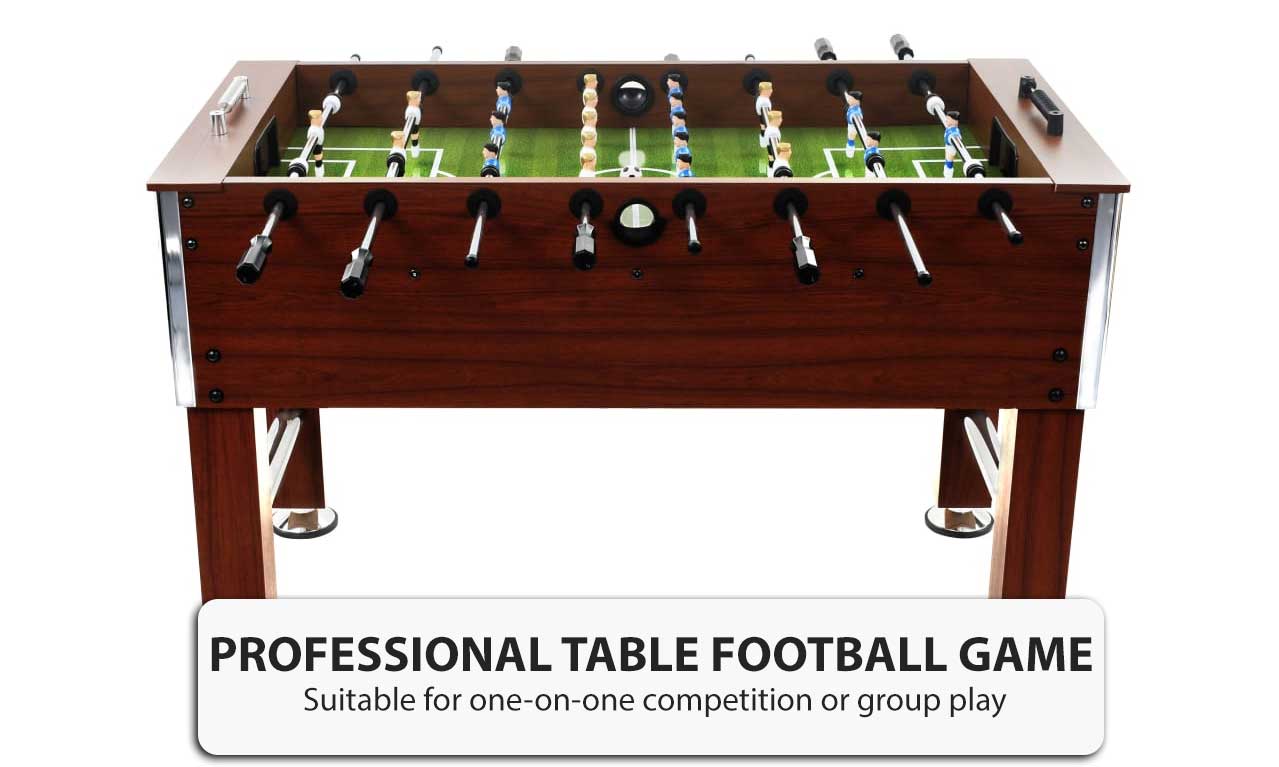 Football Table Steel Foosball Soccer Indoor Game Home Party Gift Full ...