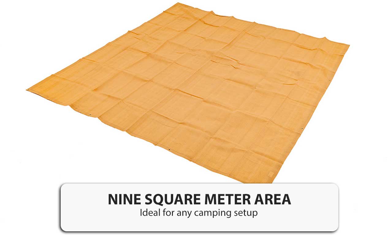 Mesh Flooring for Camping Outdoor Caravan 3x3m High Density Weave ...