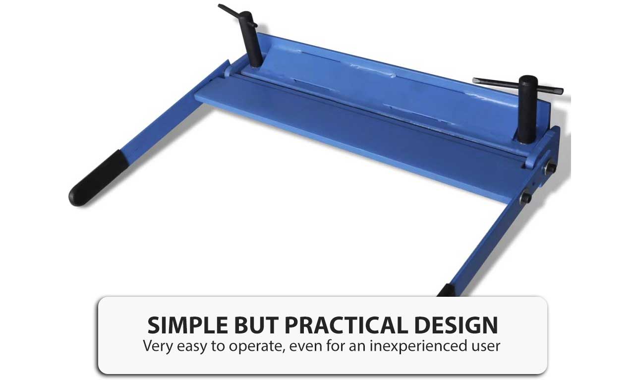 Manually Operated Sheet Metal Folding Machine 450 mm Iron Metalworking ...